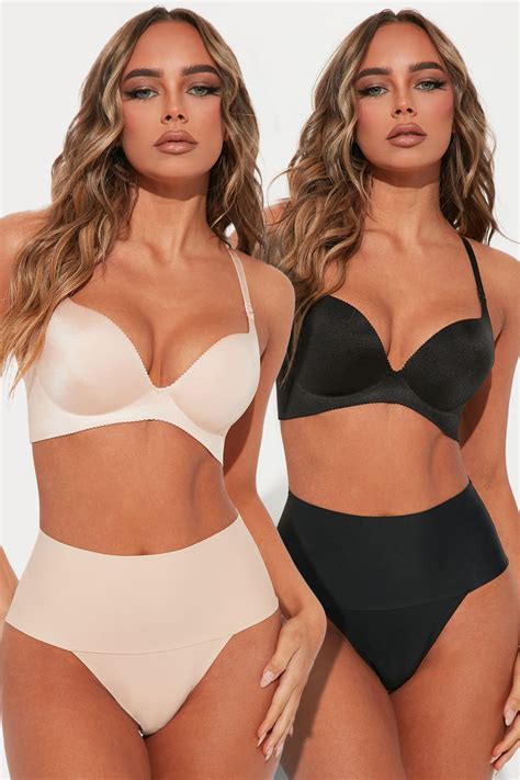Flirty Feels Lace Push Up 2 Pack Bras Nude Combo Fashion Nova