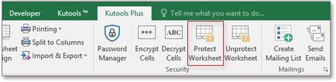 How To Prevent Changes To The Whole Workbook