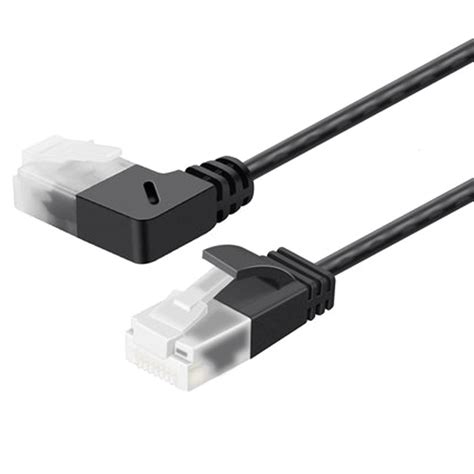 Jnaneei Ultra Slim Cat6 Ethernet Cable Rj45 4 Angles Utp Network Cable