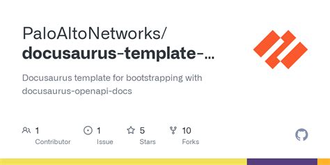 GitHub PaloAltoNetworks Docusaurus Template Openapi Docs Docusaurus Template For