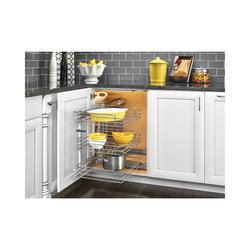 Rev A Shelf 18 3 Tier Soft Close Blind Corner Organizer At Menards