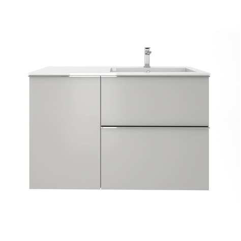 Popiel Mat Lakierowana Szafka łazienkowa 100cm Prawa Meble Klimas