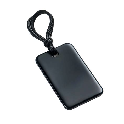Simple Black Tag With String For Labeling Items And Organizing Belongings 65917184 Png