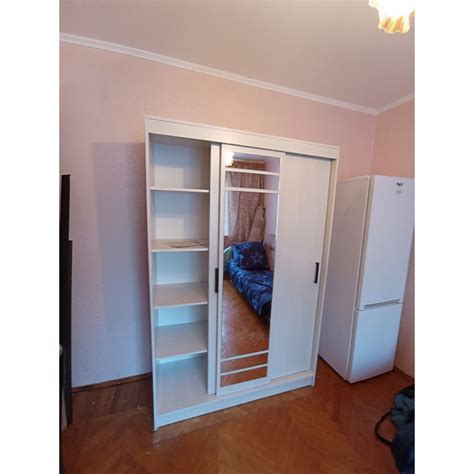 Шкаф купе Тео ШКК 02 Ясень белый купить недорого в Воронеже