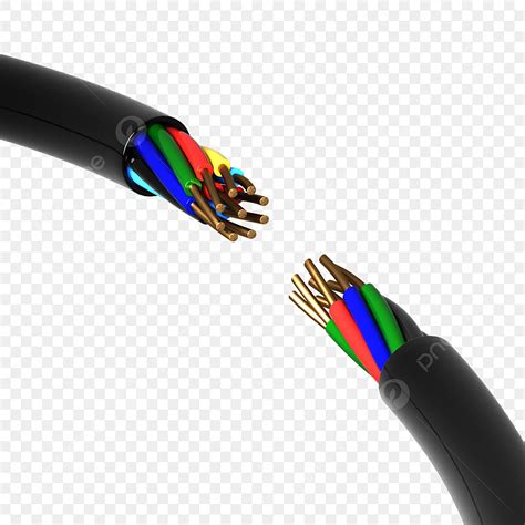 Internal Structure Clipart Vector Simulation Of Internal Structure Model Of Wire Wire