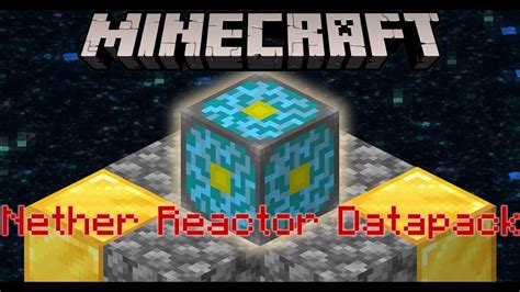 Nether Reactor Datapack Showcase Minecraft 1 19 Datapack Youtube