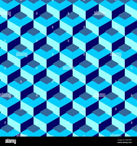 Vector Abstract Boxes Background Modern Technology Illustration