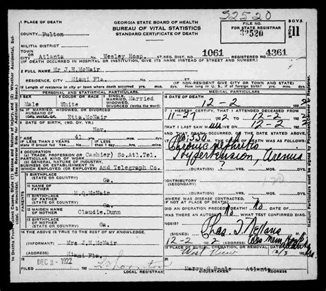 Joseph Edward Mcnair 1881 1922 Find A Grave Memorial