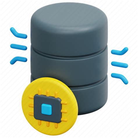 Data Ai Artificial Intelligence Server Database Big 3d Illustration Download On Iconfinder