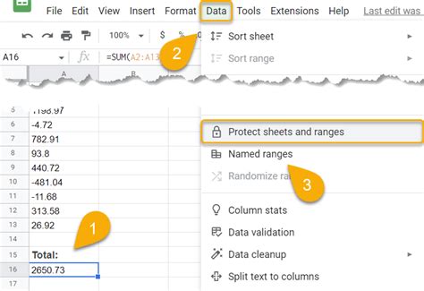 How To Protect A Cell In Google Sheets Spreadsheet Daddy