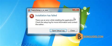 How To Fix Install Microsoft Teams Failed In Windows 7