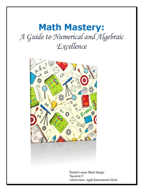 Math Mastery Pdf Numbers Exponentiation