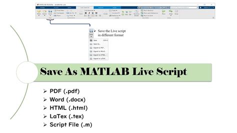 33 Save As Of Matlab Live Script Youtube