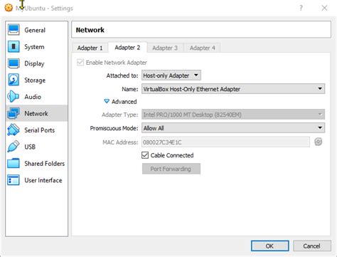 Can T Ping Ubuntu Guest From Windows 10 Host Via Host Only Adapter Super User