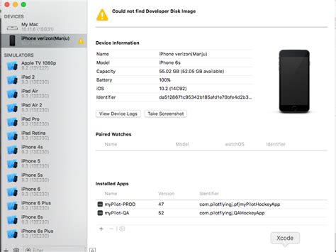 Could Not Find Developer Disk Image Issues Bugs Appium Discuss