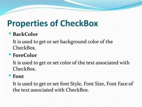 7 Check Box Control Pptx