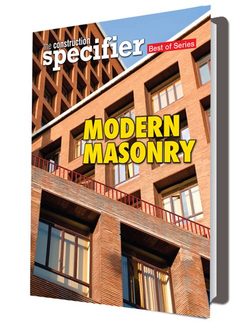Hb Modern Masonry E Book Construction Specifier