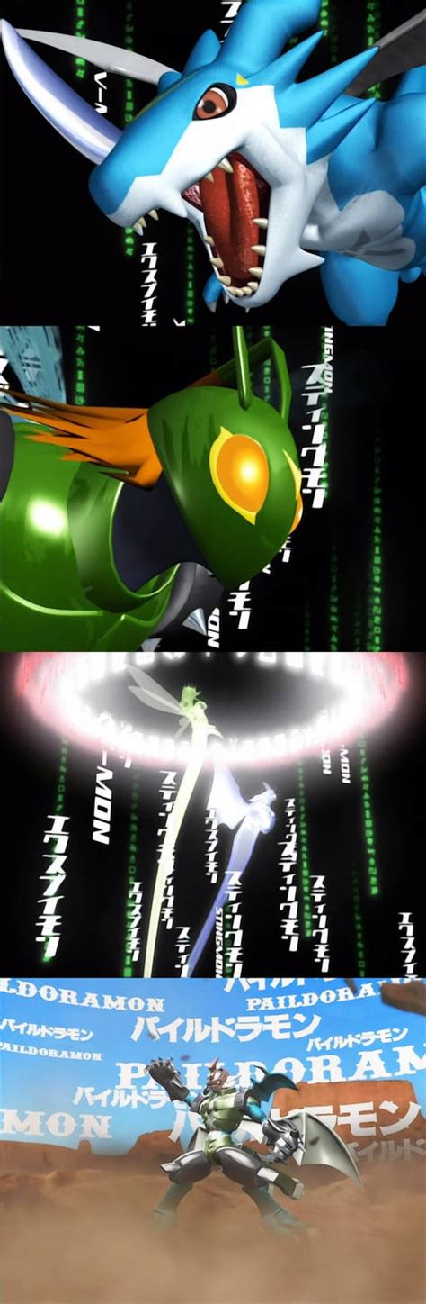 Exveemon And Stingmon Dna Digivolve To Paildramon By L Dawg211 On Deviantart