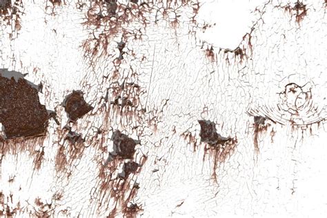 Rust Stains Isolated On A White Background Corrosion Of Metal Stock Photo Image Of Scratched