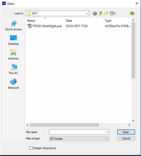File OPen Adobe Product Community