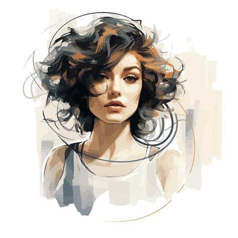 Premium Vector Illustrationofawomanwithacomplexvector