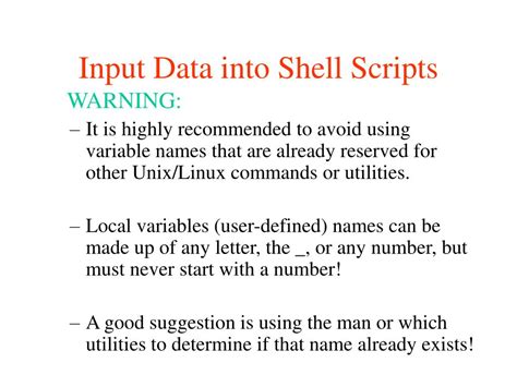Ppt Basic Shell Scripting Part 1 Objective Learn To Powerpoint