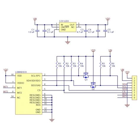Pololu 2736 Lsm6ds33 3d Accelerometer And Gyro Carrier With Voltage Regulator Kamami On Line