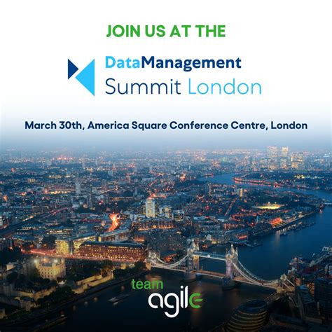 Agile Solutions On Linkedin Dmslondon Datamanagement Event