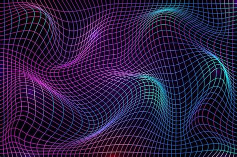 Free Vector Gradient Grid Background