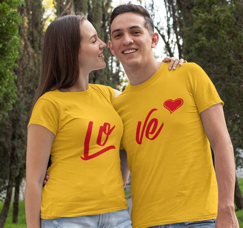Buy Trendy Matching Love Couple T Shirts Online India Punjabi Adda