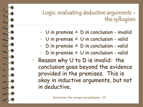 Ppt Logic Evaluating Deductive Arguments The Syllogism Powerpoint Presentation Id 6678286