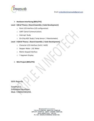 Embedded Training Pdf