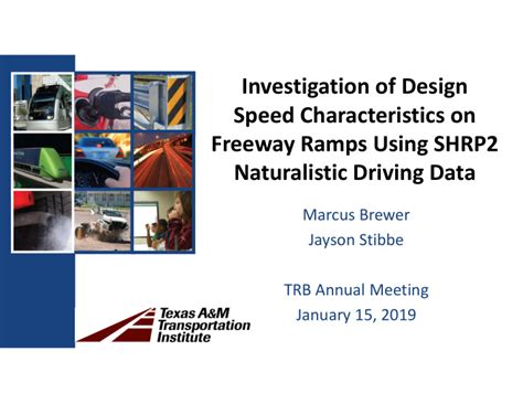 [ppt] Investigation Of Design Speed Characteristics On Freeway Ramps