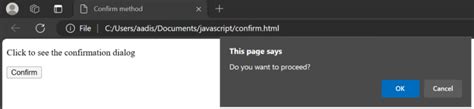 Javascript Prompt Dialog Box Tutorial Alert Confirm And Input