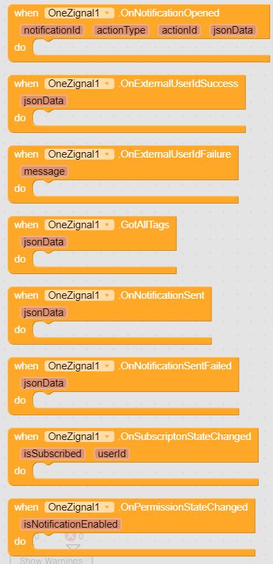 Latest Sdk Onesignal Push Notification Paid V5117 Extensions Kodular Community
