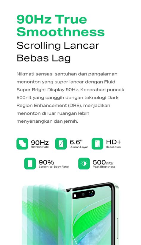 Jual Infinix Smart Gb Up To Gb Extended Ram Hz Magic Ring Puch Hole Display