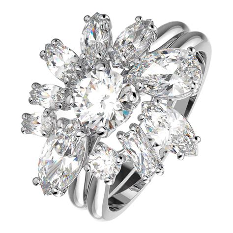 Коктейльное наборное кольцо Swarovski Gema 5644665 — купить в AllTime ...