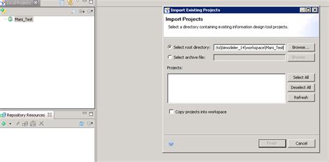 Unable To Import Idt Projects Sap Community