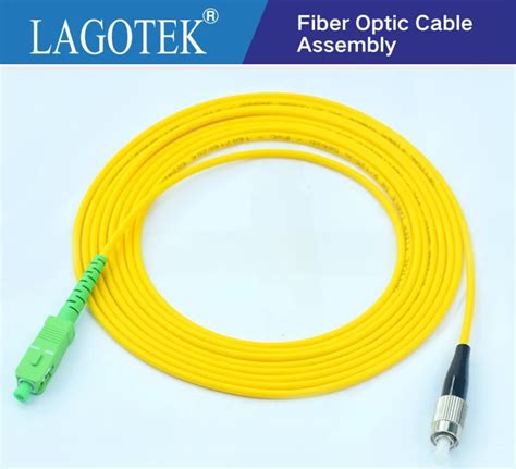 10 개가방 Sc Apc Fc Upc 3 M 심플 렉스 모드 광섬유 패치 코드 케이블 20mm 또는 30mm Ftth