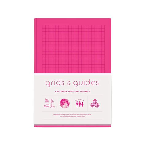 Grids And Guides Pink Notebook Urban General Store