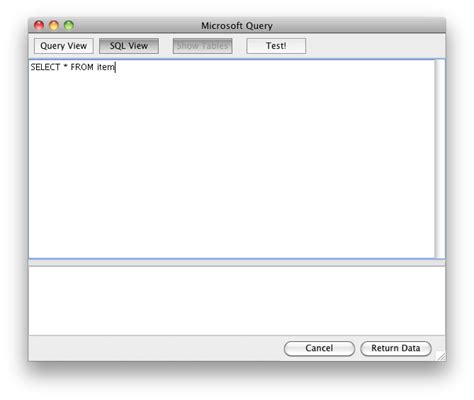 Excel How To Query MySQL Server Without VBA