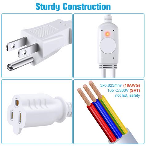 Thermostatically Controlled Outlet On At 32f Off At 50f