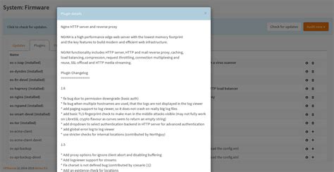 Changelogs OPNsense Documentation