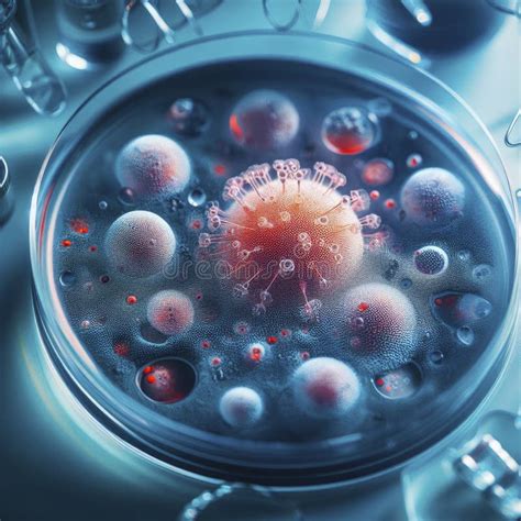 Growing Bacteria In The Laboratory Ai Generative Stock Illustration Illustration Of