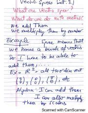 Understanding Vector Spaces: Key Concepts in Real Math | Course Hero