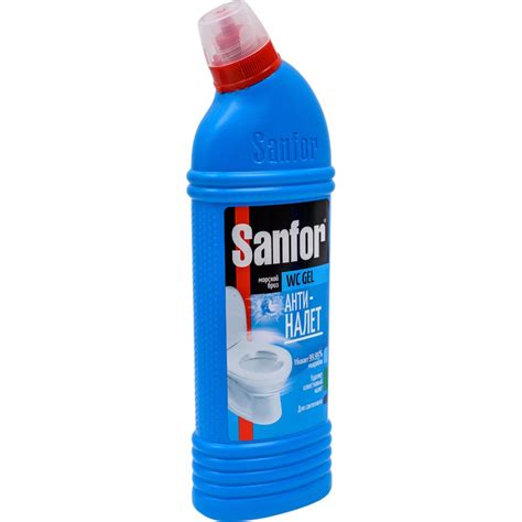 Средство для уборки туалета 750 г WC gel Морской бриз SANFOR 1549 ...