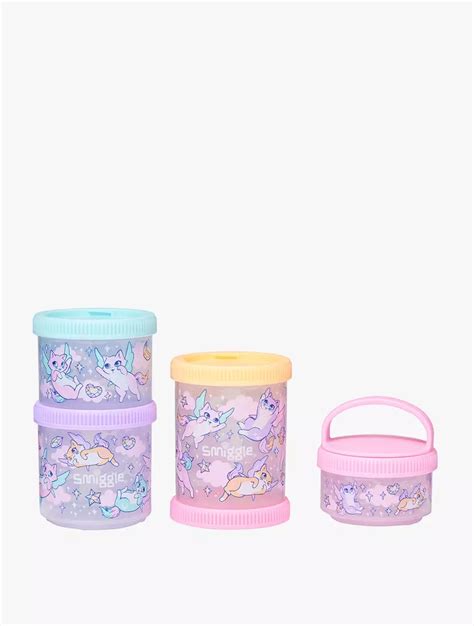 Jual Smiggle Smiggle Happy Tales Snack Stack Containers