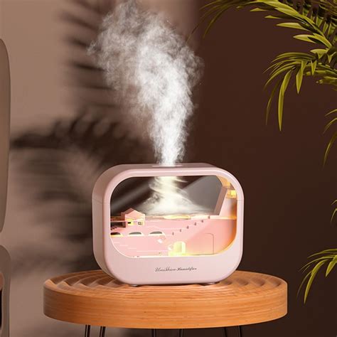 Essential Oil Diffuser Cute Humidifier With 7 Led Light