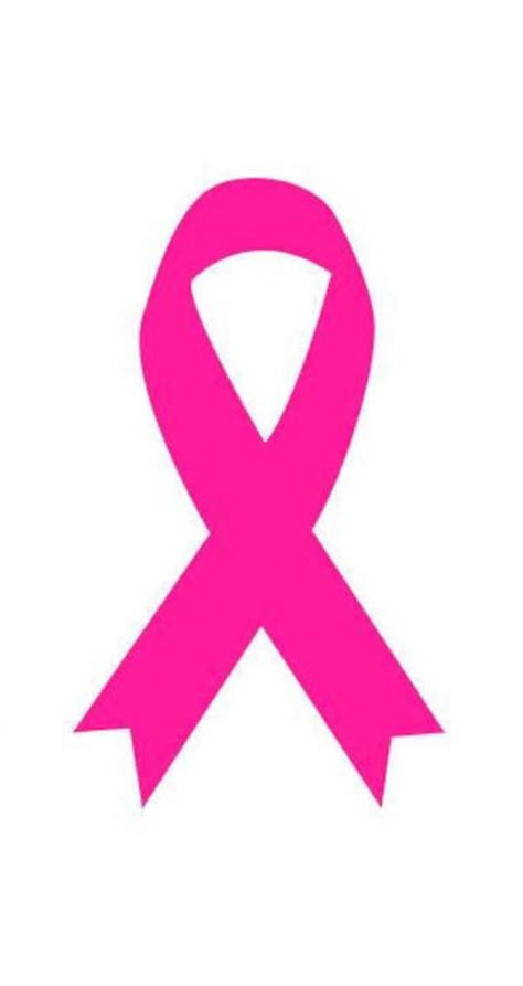 Breast Cancer Ribbon Decal Etsy