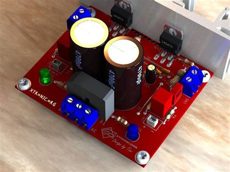 Lm Amplifier Circuit Diagram Stereo X W Xtronic Audio Amplifier Power Amplifiers